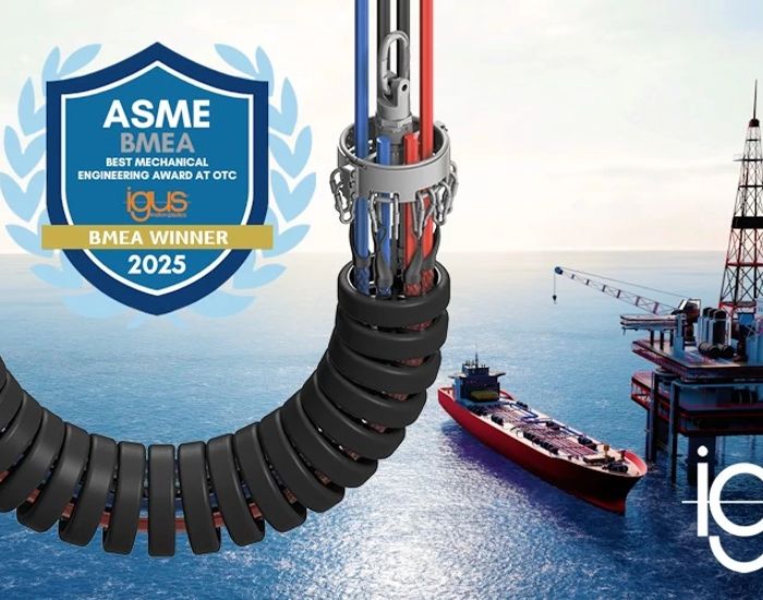 イグスの高機能ケーブルキャリア「e-loop」、米国機械学会のBMEA賞を受賞 - igus® Japan